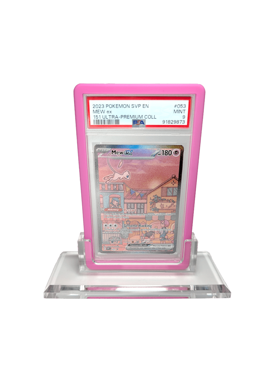 PSA Slab Bumper Acrylic Display Stand – Hobby Defense